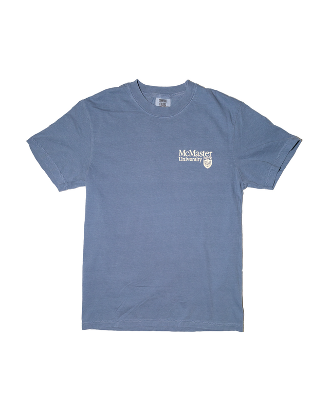 McMaster Official Crest Map T-Shirt | McMaster Campus Store