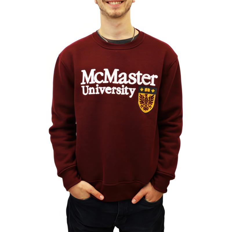 Official Crest Crewneck Sweatshirt | McMaster Campus Store